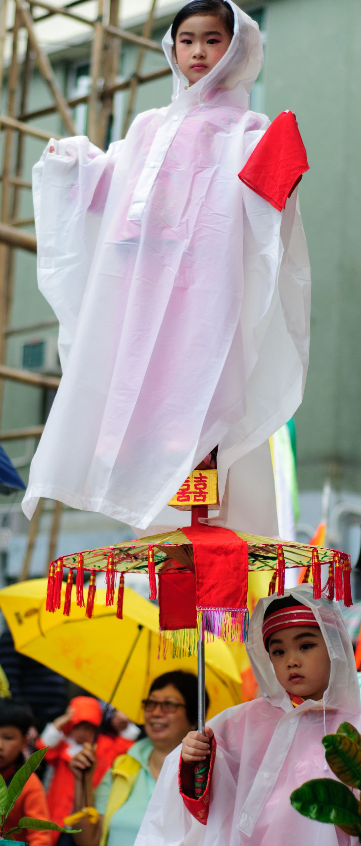 Children on float in the Rain - Cheung Chau Gallery